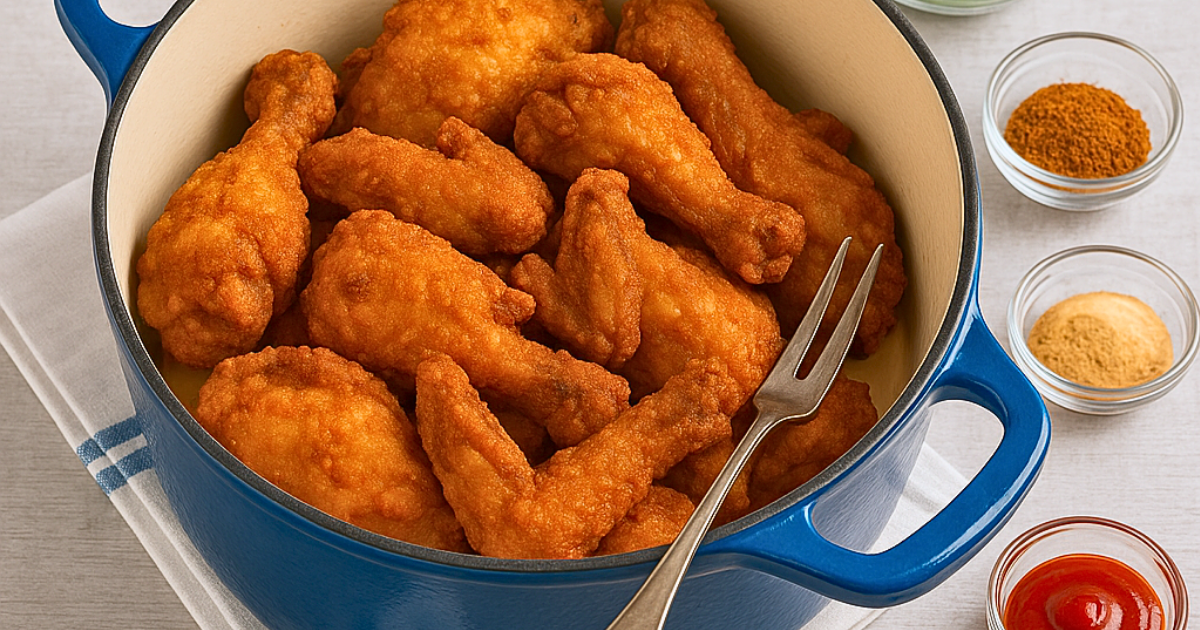 Dutch Oven Fried Chicken